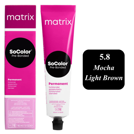Matrix SoColor 5.8 Mocha Light Brown - PureCuts